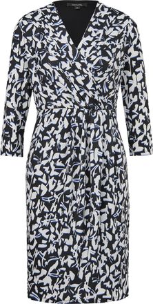 Comma Kleid in Wickeloptik