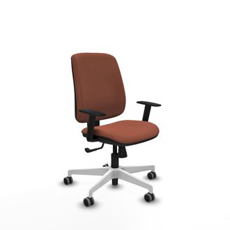 Piqueras y Crespo Alares B&uuml;rostuhl mit 1D-Armlehnen, ausgestattet mit 4 Positionen und Schaumstoff, Braun