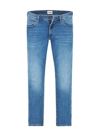 Wrangler Herren Jeans blau Baumwoll-Stretch