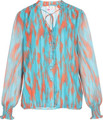Izia Bluse Frauen aqua mehrfarbig