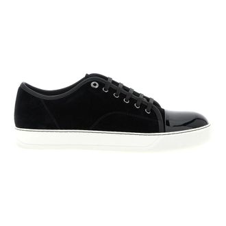 Lanvin Homme, Chaussures, Noir, Taille: 41 EU Baskets basses en daim