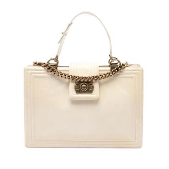 Chanel Pre-owned Vintage Satchel - - Pre-owned - Damen - Wei&szlig; - ONE SIZE