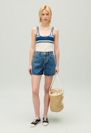 Claudie Pierlot D&eacute;bardeur maille &eacute;cru