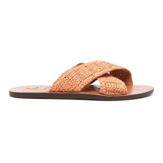 Maneb&igrave; Flip Flops - Femme - Chaussures - Brun - Taille: 38 EU