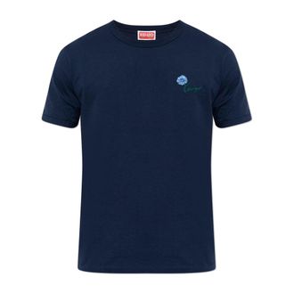 Kenzo Homme, Tops, Bleu, Taille: M Logo T-Shirt