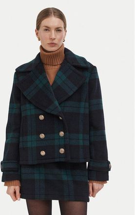 Liu Jo Wollmantel WF6352 T719A Dunkelblau Relaxed Fit