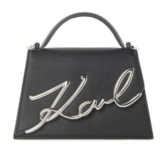 Karl Lagerfeld Signature 2.0 MD Crossbody - - Bags - Damen - Schwarzk - ONE SIZE