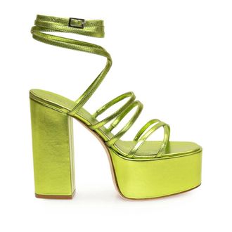 PARIS TEXAS Plateausandalen mit Absatz - - Shoes - Damen - Gr&uuml;n - 38 1/2 EU