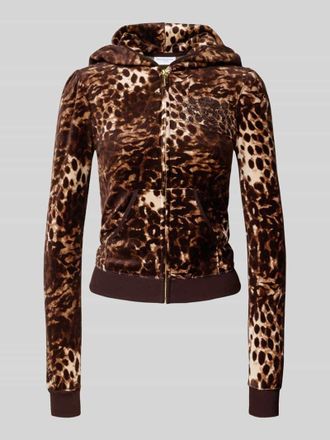Juicy Couture Sweatjacke aus Baumwoll-Viskose-Mix