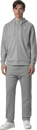 K-Way Homme, Pantalons, Gris, Taille: XL Iton Interlock Pantalons de surv&ecirc;tement