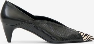 Isabel Marant Escarpins Ilou - Femme - Noir / Z&egrave;bre - Taille36 - Isabel Marant