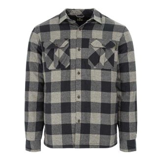 Dunlop Lumber Hemd f&uuml;r Herren, Flanell (Grau/Schwarz)