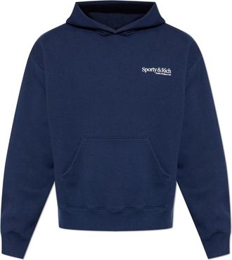 Sporty & Rich Moderner Hoodie - - Sweatshirts & Hoodies - unisex - Blau - M