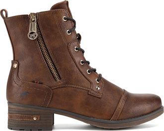 Mustang Jeans Schnürschuhe Mustang 1229-513 Braun