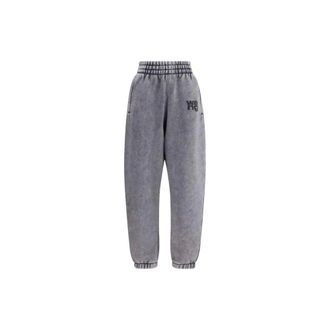 Alexander Wang Femme, Pantalons, Gris, Taille: 38 FR Pantalon de surv&ecirc;tement classique avec d&eacute;tails bouffants