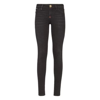 Philipp Plein Femme, Jeans, Noir, Taille: W30 Jeggins Nothing Left At All Original