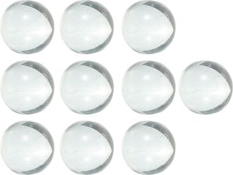 OSALADI Veemoon 10 St&uuml;ck Transparente Glasmurmeln 6mm Vasenf&uuml;ller und Aquariumdekoration Polierte Glasperlen f&uuml;r Selbstgemacht Basteln und Wohnaccessoires