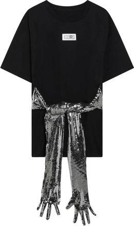 Maison Margiela Femme, Tops, Noir, Taille: 38 FR T-Shirt