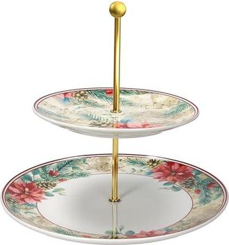 Tognana Sinfonia, Servierplatte 27 cm, Porzellan, rot