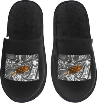 Generic Pantoufle Drapeau De Chypre En Soie Slippers Doux Maison Chausson Pour Femme Homme Ext&eacute;rieur L