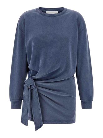 Isabel Marant Robe Au Genou - Bleu