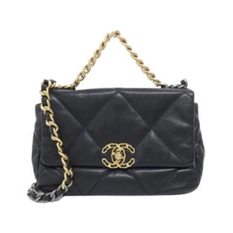 Chanel Pre-owned 19 Goatskin Shoulder Bag - - Pre-owned - Damen - Schwarzk - ONE SIZE