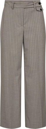 Co'Couture Femme, Pantalons, Gris, Taille: 38 FR Wide Pantalons