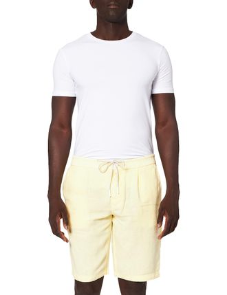 BOSS Herren Symoon-Shorts1 Shorts, Gelb (Light/Pastel Yellow 744), W(Herstellergröße: 52)