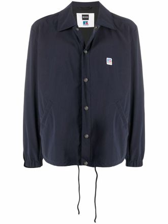 BOSS veste l&eacute;g&egrave;re &agrave; patch logo - Bleu