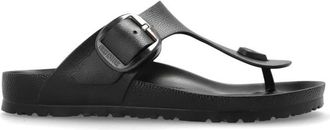 Birkenstock Femme, Chaussures, Noir, Taille: 38 EU Gizeh Big Buckle EVA Regular Fit