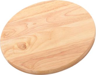 Yardwe Runder Hockersitz aus Massivem Holz Langlebiges Sitzbrett Kratzfest Stabiler Holzsitz für Esszimmer Bar Küche Vielseitig Einsetzbar Ø Ersatzteil für S