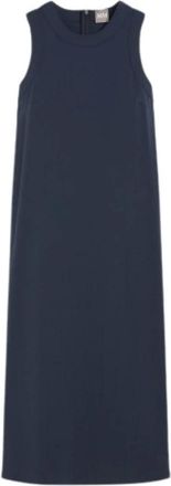 Max Mara Femme, Robes, Bleu, Taille: 42 FR Midi Dress
