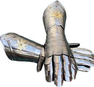 Generic Gants darmure m&eacute;di&eacute;vale historiques, gants de bras de chevalier, gants de guerrier larp, gants darmure romaine, costume de jeu de r&ocirc;le, claire, Medium