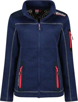 Geographical Norway Tebelle Lady Polaire Chaude Femme Chaude Fermeture Zip - Veste Automne Hiver Printemps Chaud Femmes - Longues Manches Pull Fourrure Doux Confort Outdo