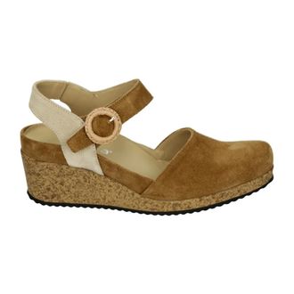 Durea Damen Sandale aus cognac Leder - - Shoes - Damen - Braun - 40 EU