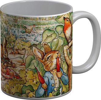 Fabulous Keramische Becher 325ml Petter Kaninchen Garten Illustration Kind Beatrice Potter