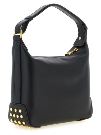 Tod's Womens Black Calfskin Shoulder Bag