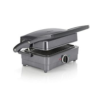 Cuisinart GRSM4U 2-in-1 Grill- und Sandwich-Maker, antihaftbeschichtet, abnehmbare Platten, Mitternachtsgrau