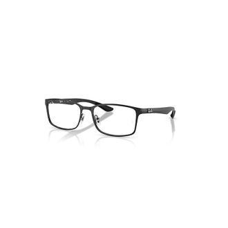 Ray-Ban Rb8424 Optics Schwarz Fassung Klar Glas Polarisiert 57-18