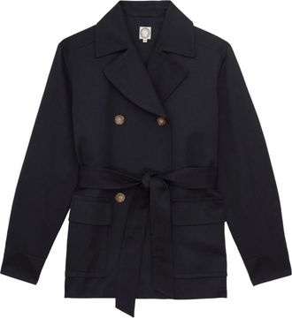 Ines De La Fressange Femme, Manteaux, Bleu, Taille: 40 FR Romaric coat