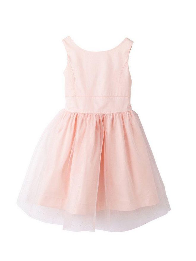 Minikleid Festliches M&auml;dchenkleid, Satin und T&uuml;ll