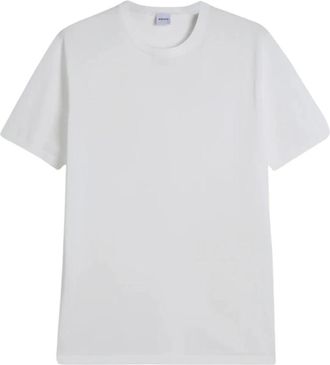 Aspesi Homme, Tops, Blanc, Taille: 2XL T-shirt en coton