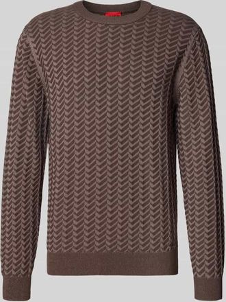 HUGO BOSS Pullover mit strukturierter Strickoptik Modell Simond