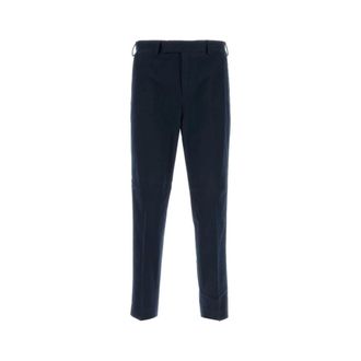 Pantaloni Torino Pantalon Habill&eacute; Coupe Ajust&eacute;e - Homme - Pantalons - Bleu - Taille: S