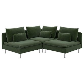 IKEA S&Ouml;DERHAMN Ecksofa 3-sitzig