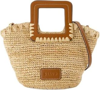 Staud Staud, Femme, Sacs, Beige, Taille: ONE Size Sac Mini en Rafia - Neutre