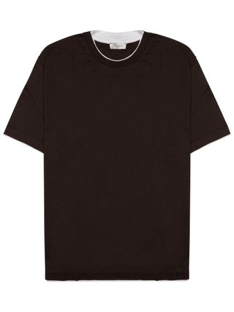 Paolo Pecora Cotton Jersey T-Shirt - Brown
