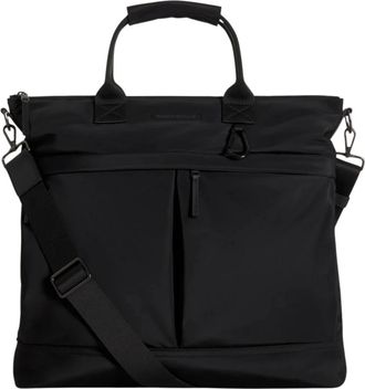 Maison Kitsun&eacute; Homme, Sacs, Noir, Taille: ONE Size Nylon Tote