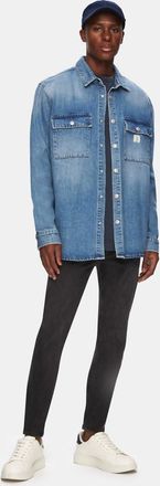 LTB Jeans Jeans Freizeithemden f&uuml;r Herren Steven in Blau hergestellt aus Baumwollmischung - Gr&ouml;&szlig;e XL