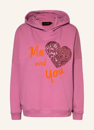 Miss Goodlife Miss Goodlife Hoodie Mit Pailletten rosa